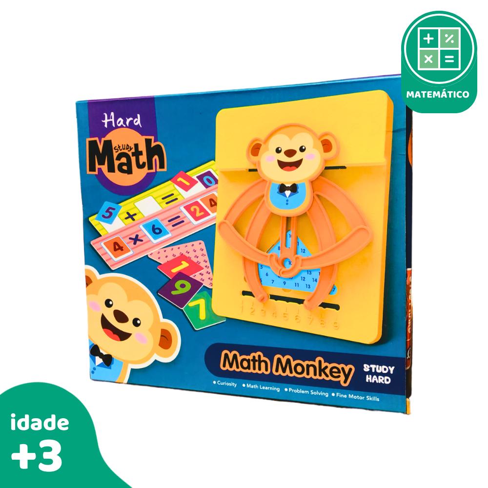 Math Monkey Brincando de Tabuada – Steamtoy